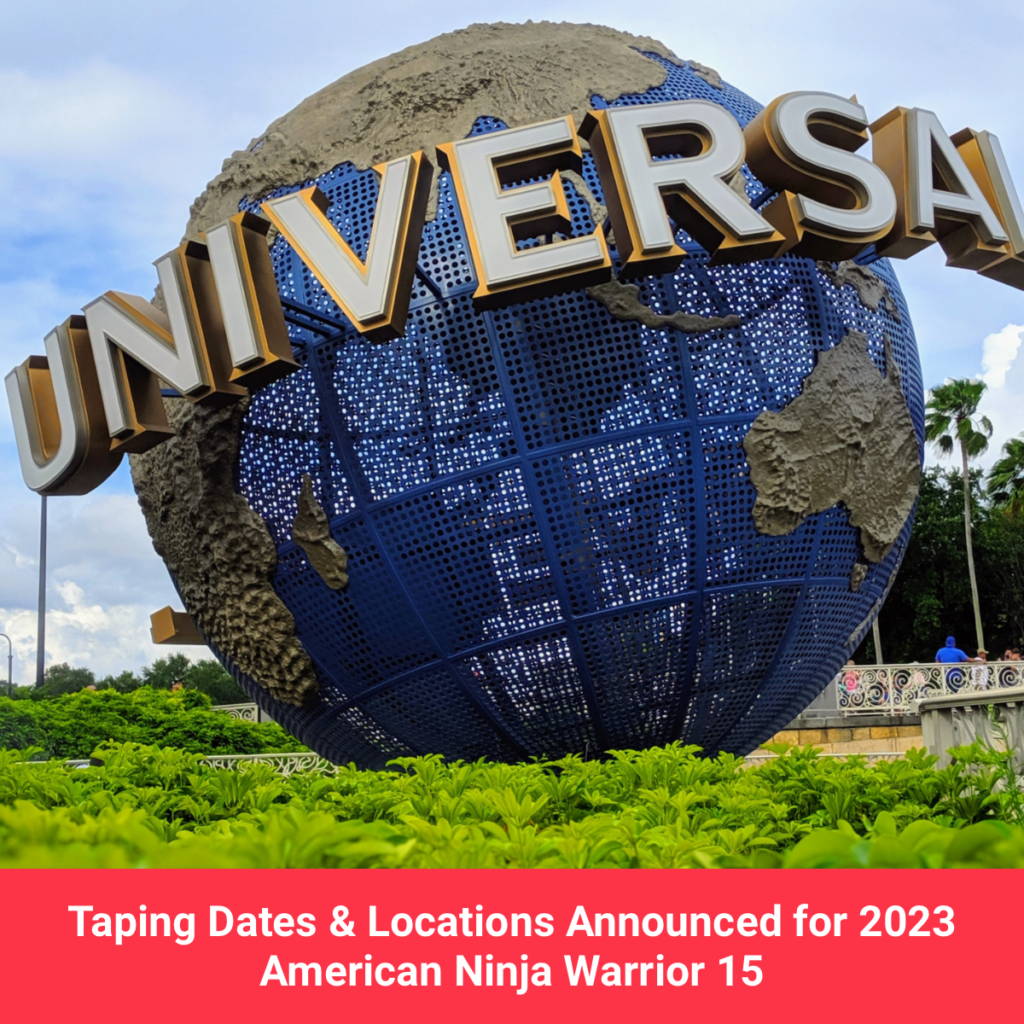 Taping Dates & Locations Announced for 2023 American Ninja Warrior 15 ...